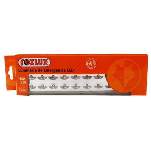 FOXLUX - LUMINARIA EMERG 30 LEDS 100LM 15CM
