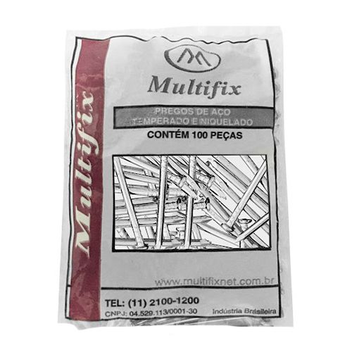 MULTIFIX - PREGO AÇO GALV 17X21 C/C