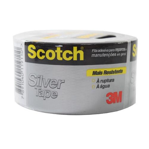 3M - FITA SILVER TAPE 45X05M CINZA