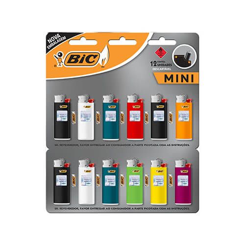 BIC - ISQUEIRO MINI J5 CARTELA 902586