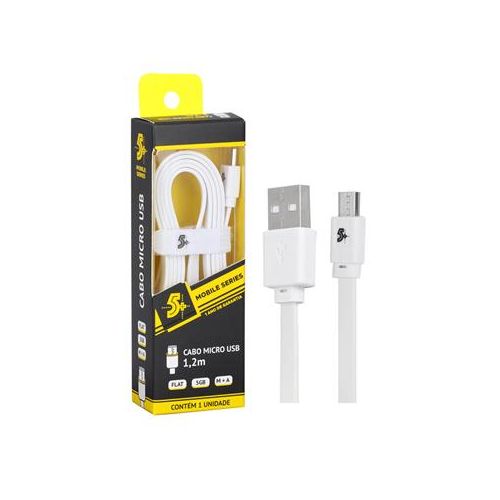 PIX - CABO CARRE USB-MICRO 5GB 1,2M BR