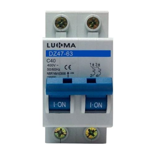 LUKMA - DISJ DIN BIP 40A CURVA C