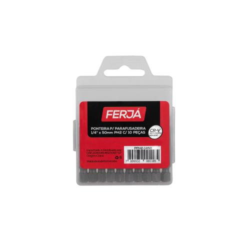 FERJA - PONT PHILLIPS 1/4X 50MM PH2 10PÇ PRO